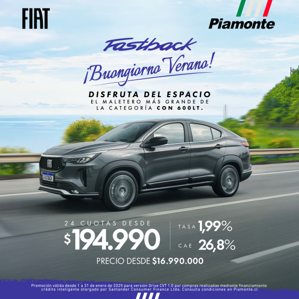 Nuevo Fiat Fastback 2025 - Diseñado para la aventura urbana